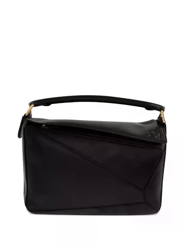 Loewe Panelled Handbag - Black