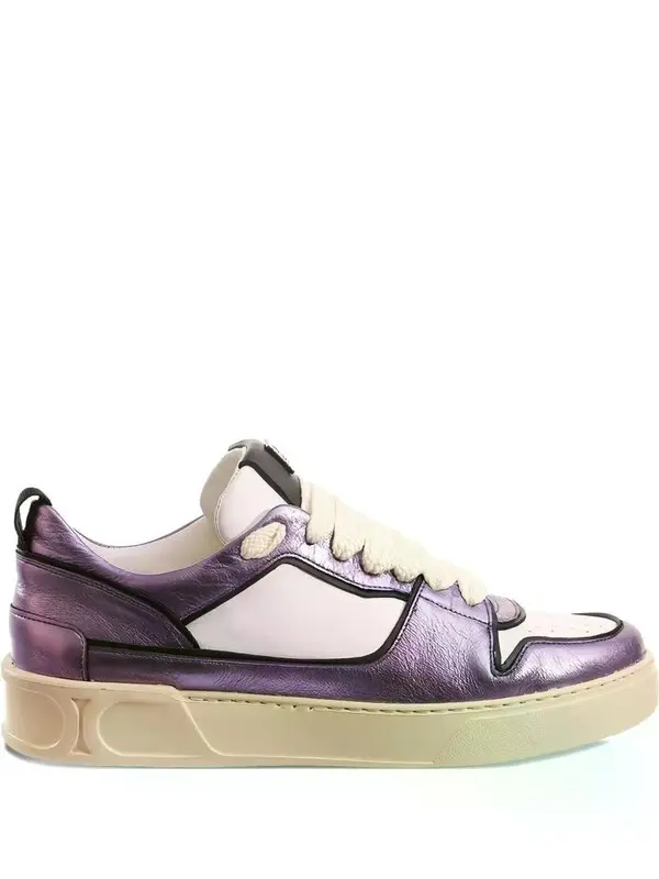 HOGL Macba Seven Leather Sneakers - Purple