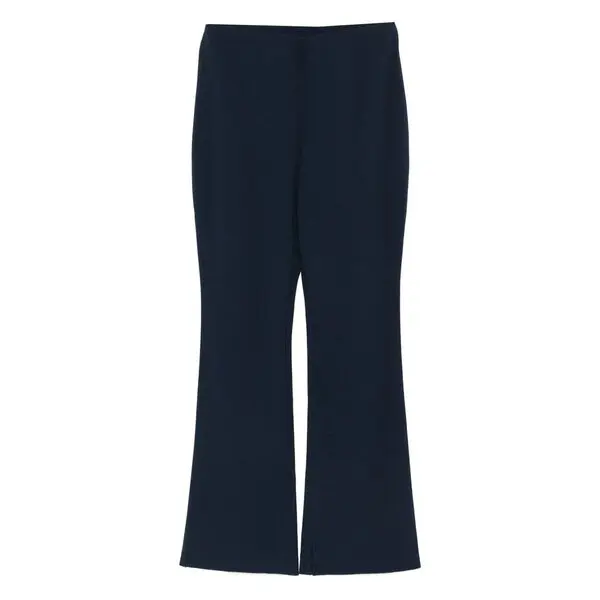 Calvin Klein Flared Leg High-waisted Pants - Blue