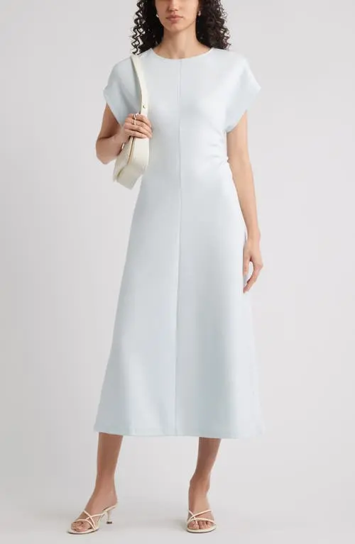 Nordstrom Crewneck Midi Dress - Blue Fade