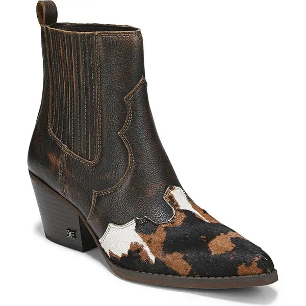 Sam Edelman West Bootie - Brown Multi