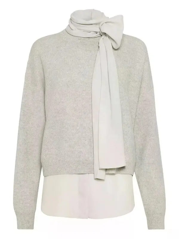 Brunello Cucinelli Cashmere Layered Sweater