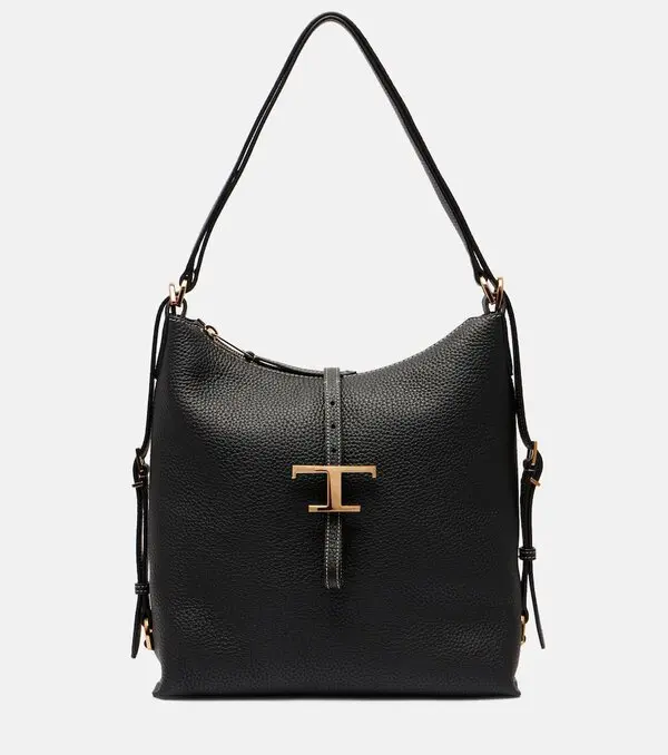 TOD'S T Timeless Leather Shoulder Bag