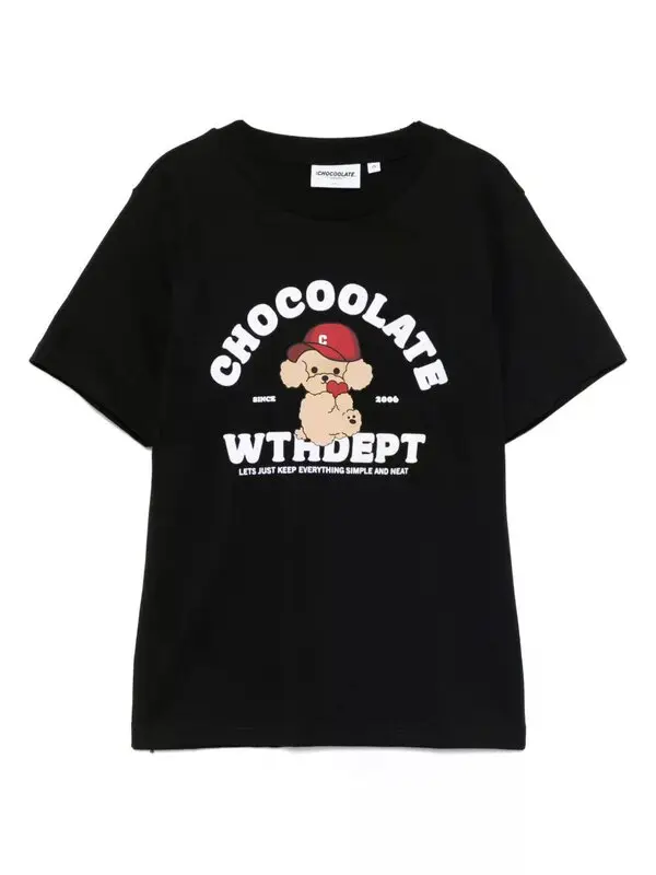 CHOCOOLATE Printed T-shirt - Black