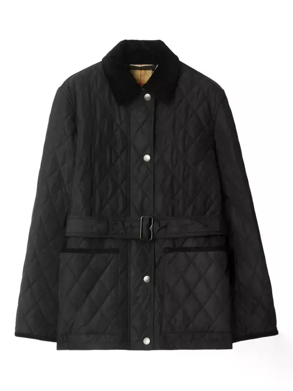Burberry Matelassé Jacket - Black