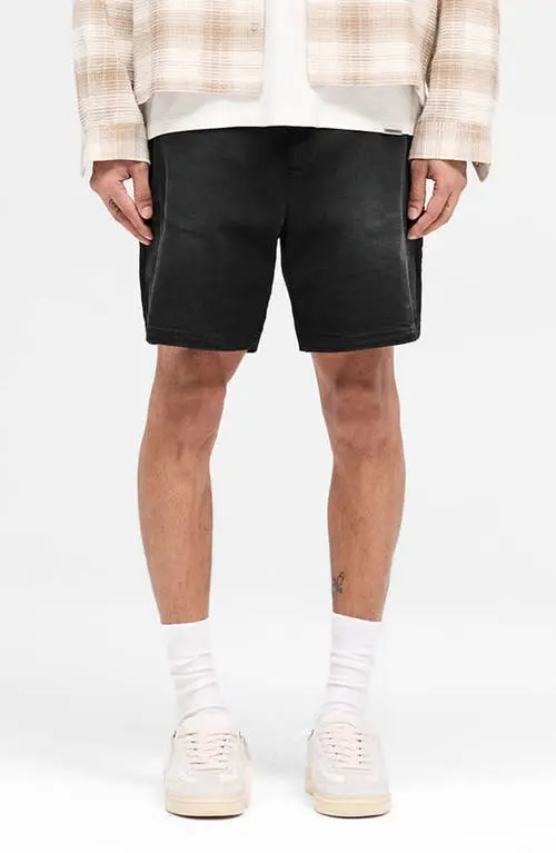 REPRESENT Seasonal Stretch Cotton Cargo Shorts - Jet Black