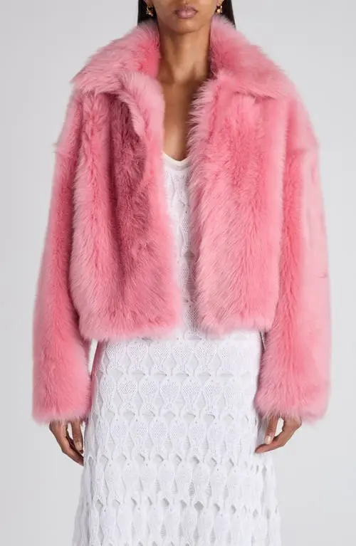 Bottega Veneta Genuine Shearling Jacket - 6418 Petal