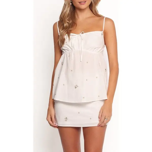 PETAL & PUP Esra Embroidered Camisole