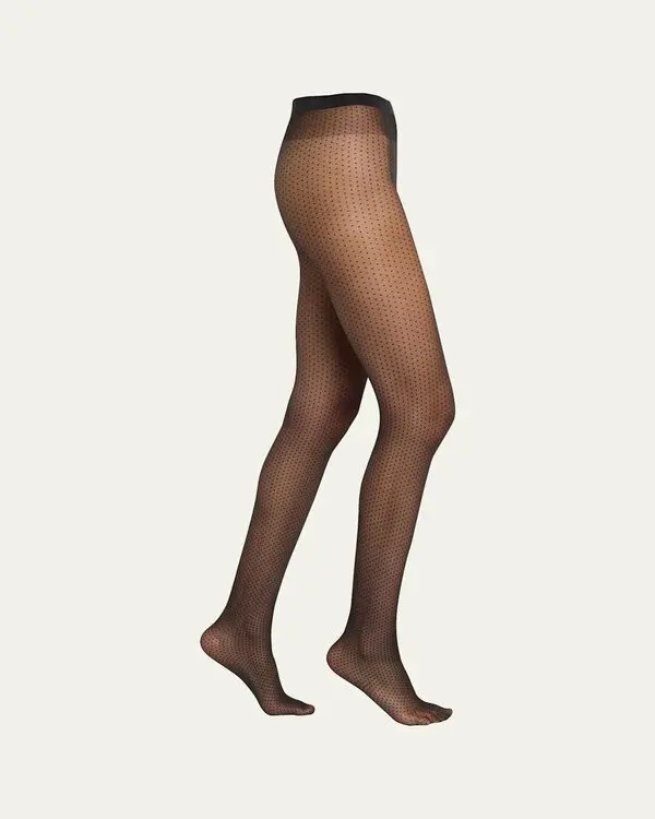 Wolford Mini Dot 20 Denier Tights - 9180 Black Black