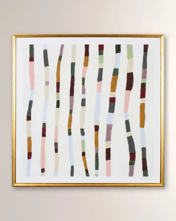 SHADOW CATCHERS Colorful Batons I" Framed Giclee