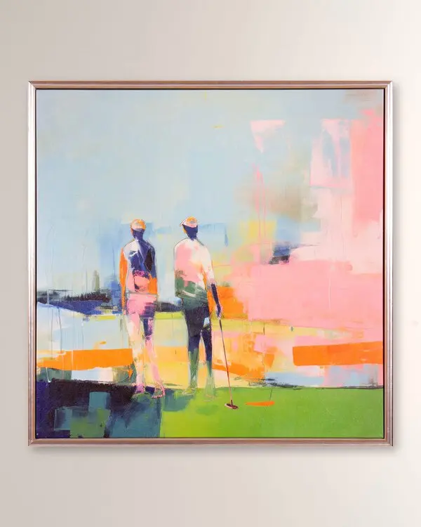 SHADOW CATCHERS Golf Players I" Framed Giclee
