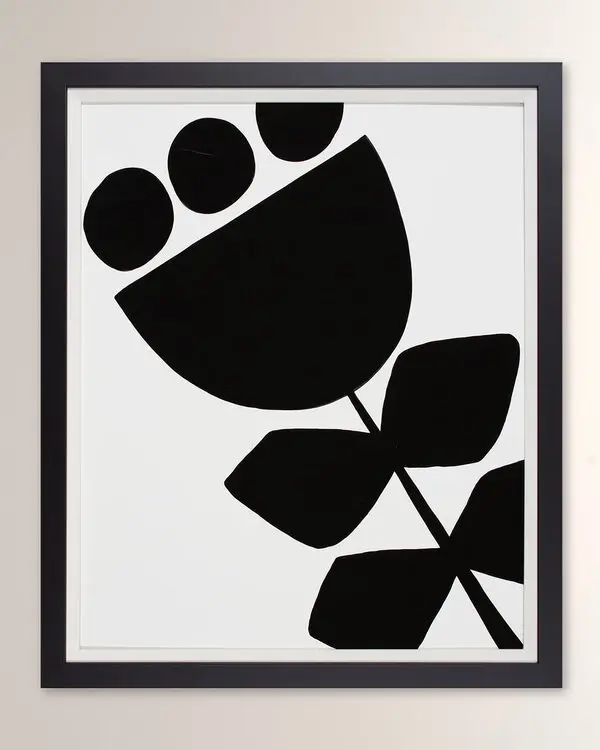 SHADOW CATCHERS Garden Dreams Vi" Framed Giclee On Paper, 23" X 28