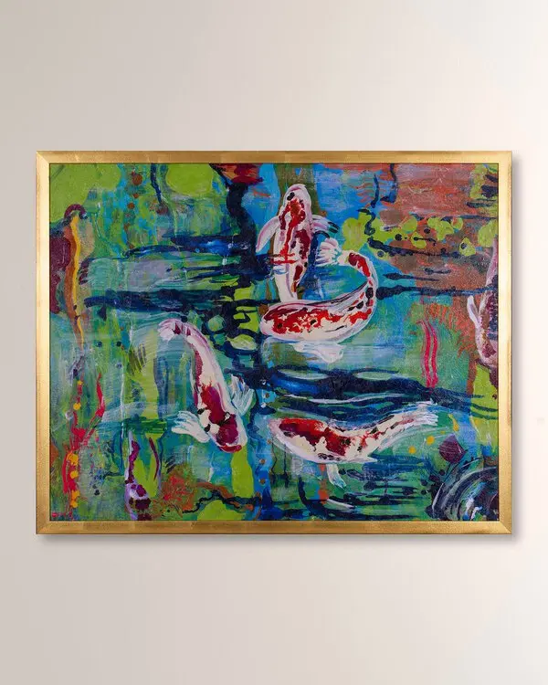 SHADOW CATCHERS Ripple & Reflections" Framed Giclee On Canvas