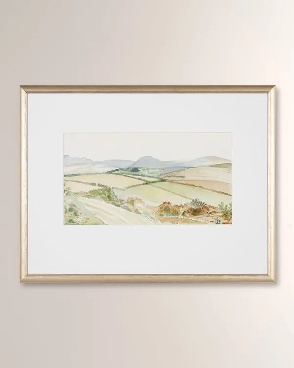 SHADOW CATCHERS Mountain Valley Ii" Framed Giclee On Paper, 27" X 19
