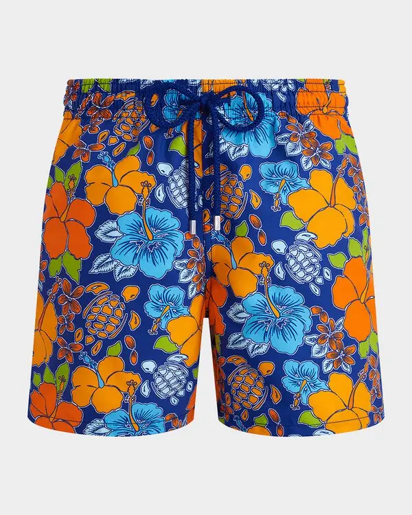 Vilebrequin Tropical Print Swim Trunks