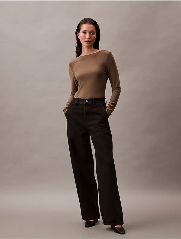 Calvin Klein High-rise Barrel Jeans
