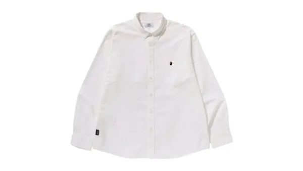 BAPE One Point Cordura Oxford Shirt - White