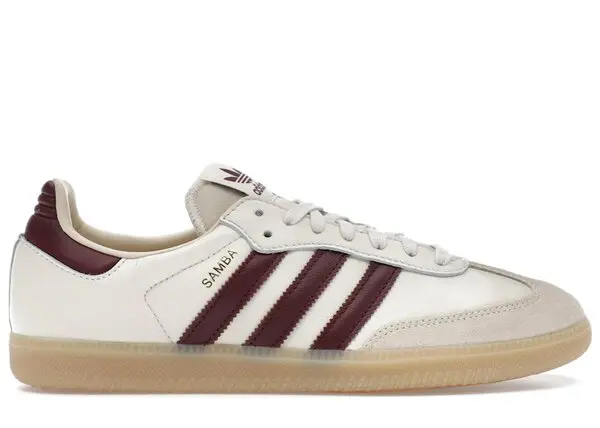 Adidas Samba Og Sneakers - Wonder White/shadow Red/gum