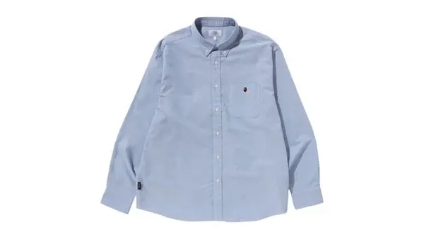 BAPE One Point Cordura Oxford Shirt - Sax