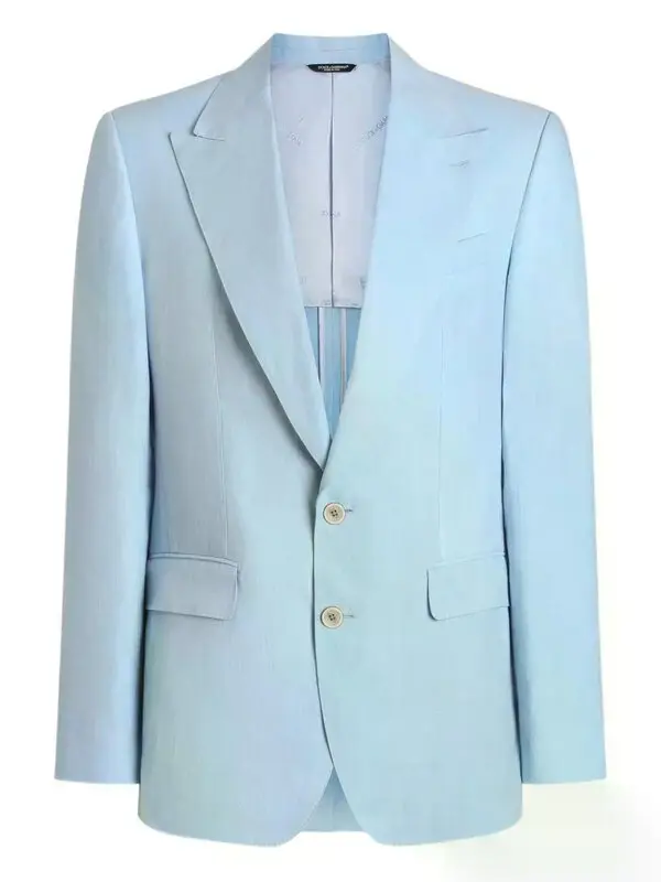 Dolce & Gabbana Single-breasted Blazer - Blue