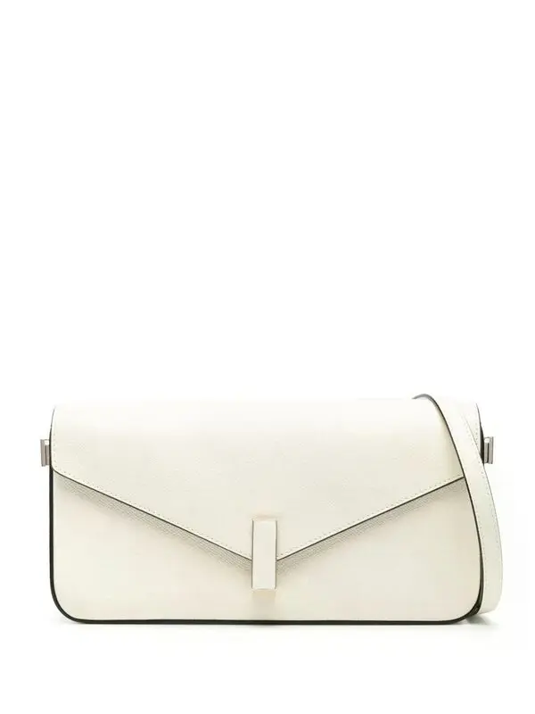VALEXTRA Leather Shoulder Bag - White