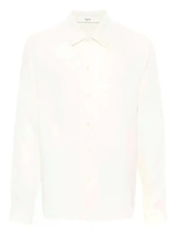 Séfr Button-down Shirt - White