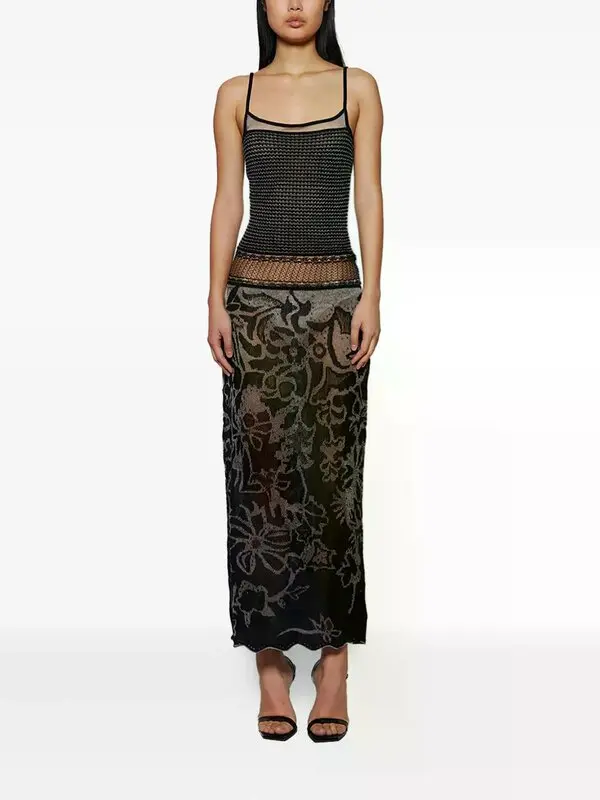 ROBERTA EINER Patterned Midi Dress