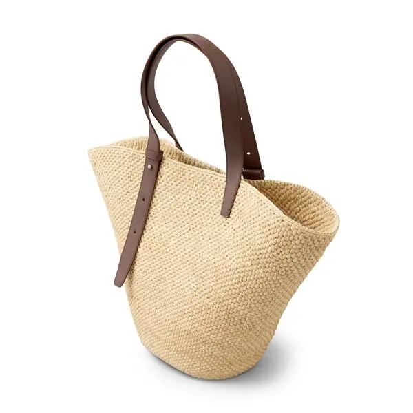 Lié Studio The Large Bianca Raffia Bag - Natural