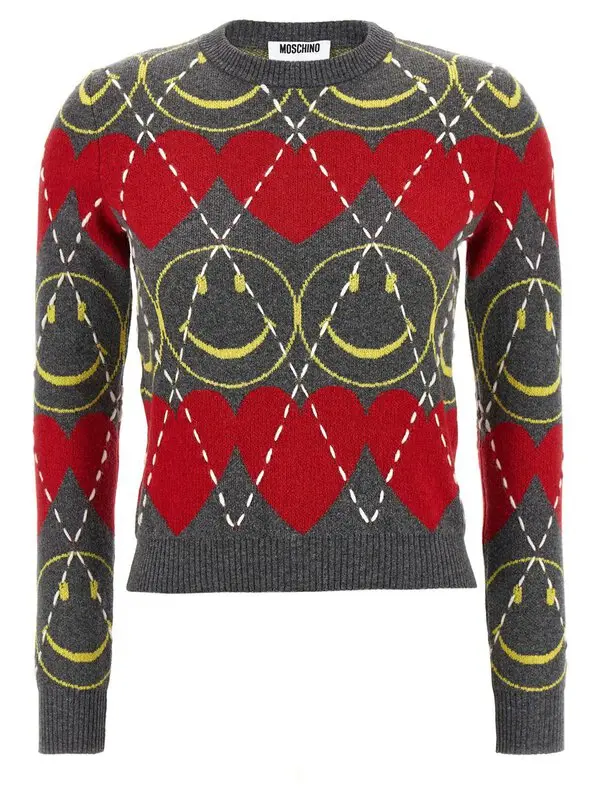 Moschino Smiley Sweater - Multicolor