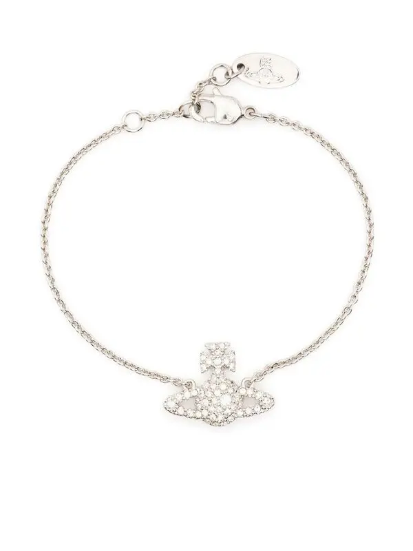 VIVIENNE WESTWOOD Bijoux Bracelet - Platinum/crystal