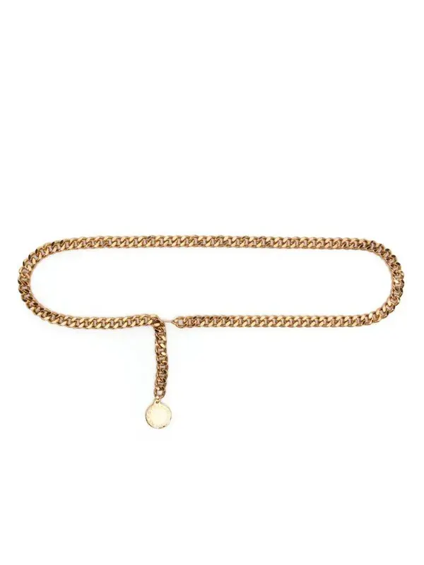 Stella McCartney Chain Belt With Charms - Gold