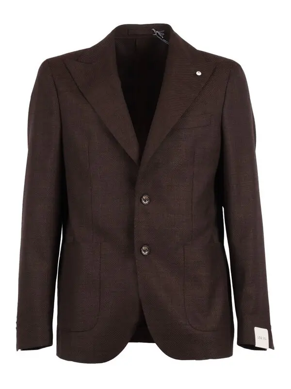 L.B.M. 1911 Single-breasted Jacket - Brown