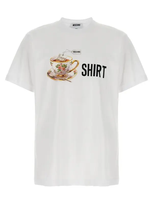 Moschino Printed T-shirt - White