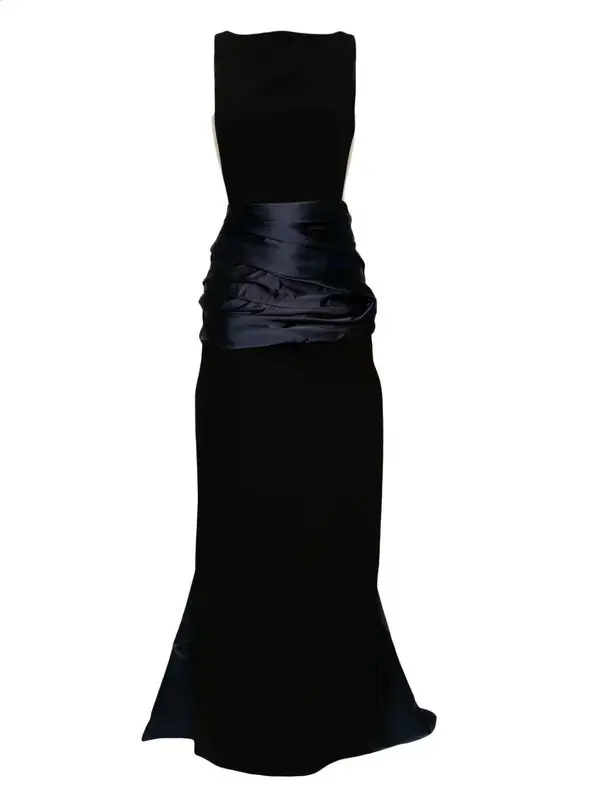 ISABEL SANCHIS Boatneck Gown