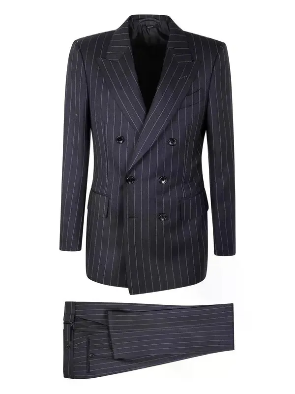 TOM FORD Pinstripe-print Wool Suit