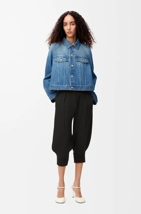 Loewe Denim Trapeze Jacket - Denim Blue
