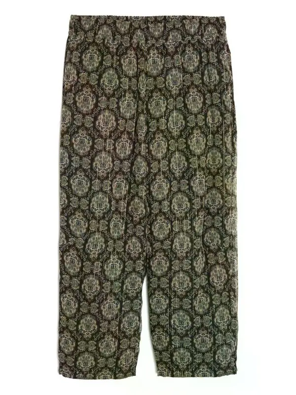 UNDERCOVERISM Silk-blend Trousers - Black