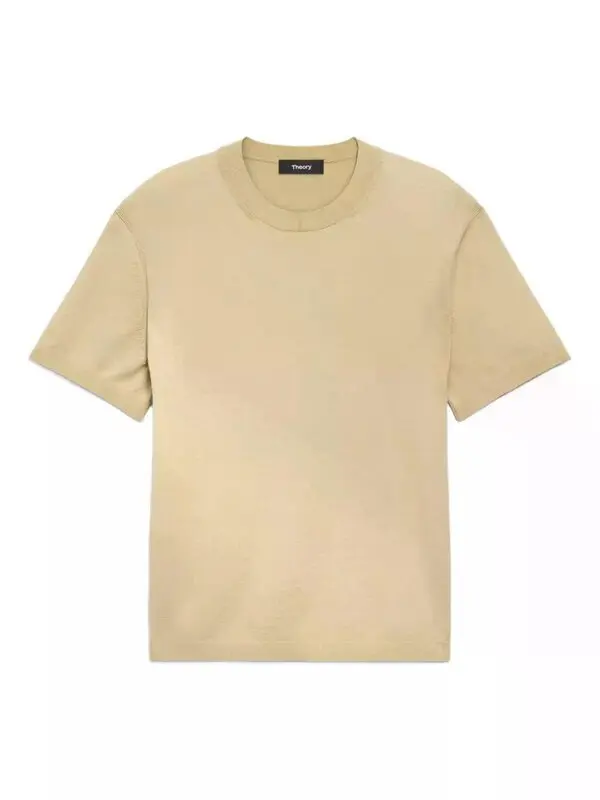 Theory Crew-neck T-shirt - Neutrals