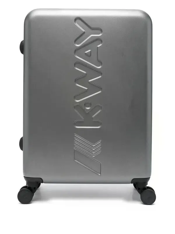 K-WAY Medium Debossed Logo Trolley - Grey