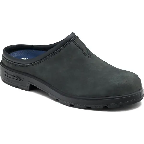 Blundstone Water-resistant Leather Clogs - Rustic Black