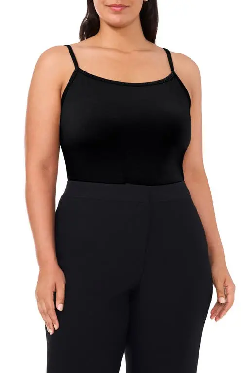 Halogen Absolute Stretch Cotton Camisole - Rich Black