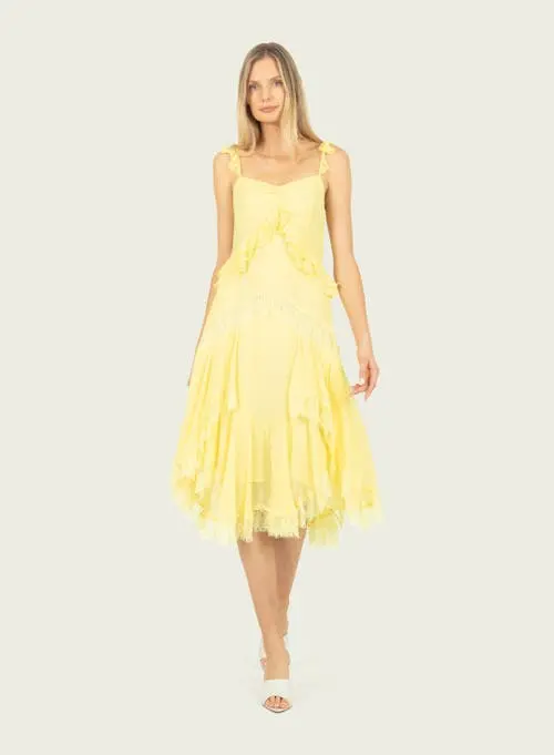 SECRET PON-PON Lenore Midi Dress