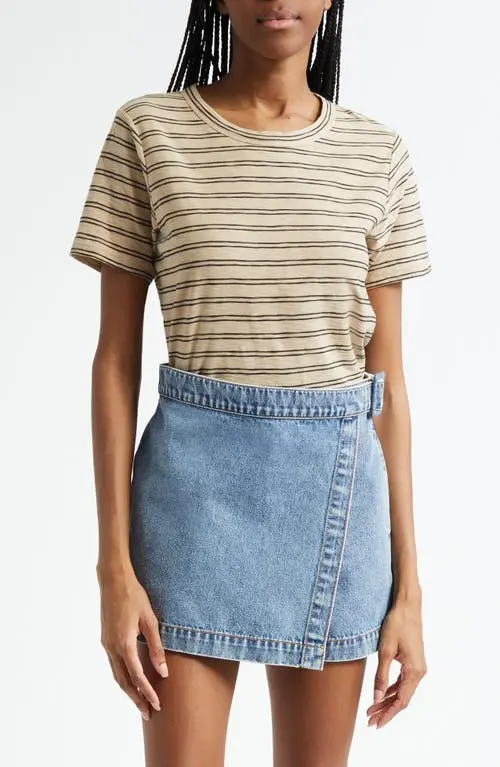 Veronica Beard Carla Crewneck Cotton T-shirt