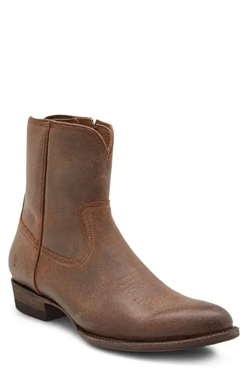 Frye Austin Western Boots - Brown - Dummy Leather