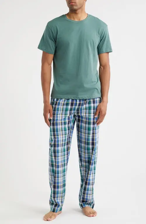 Majestic International Pajama T-shirt & Pants Set - Watercress