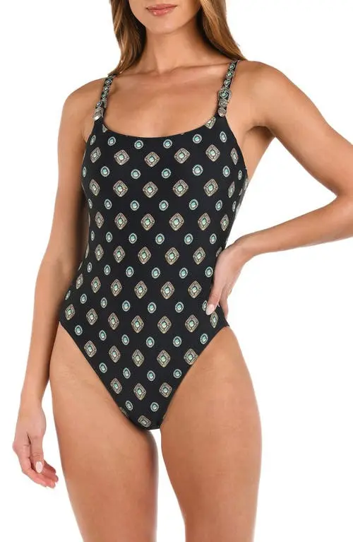 L'Agence Remi Southwestern Underwire One-piece Swimsuit