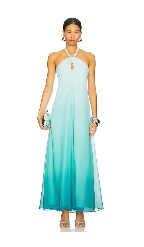 Line & Dot Aden Ombre Maxi Dress