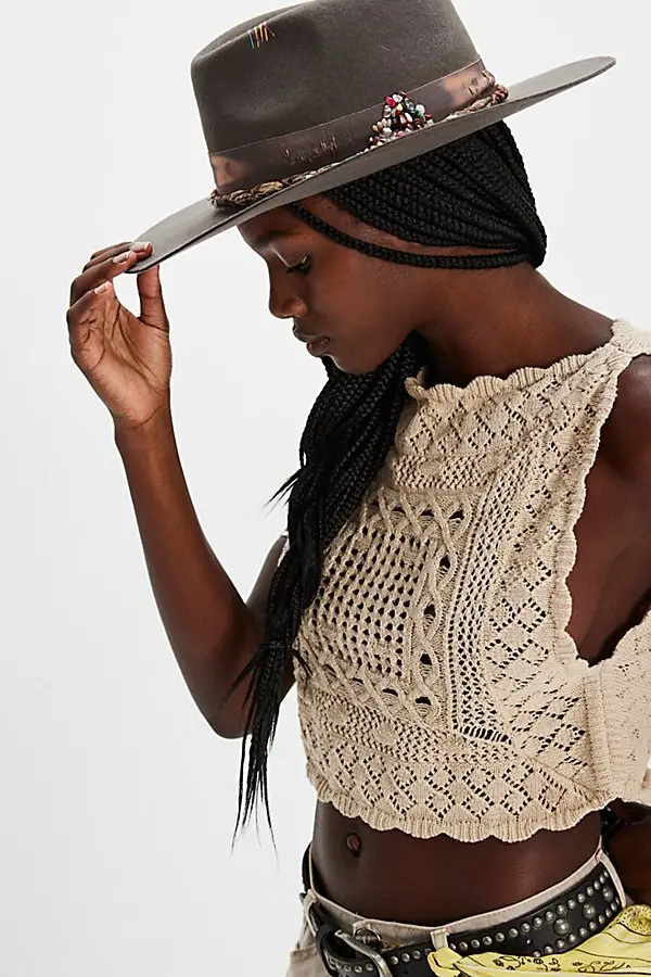 MOSSANT Desert Night Disco Fedora Hat