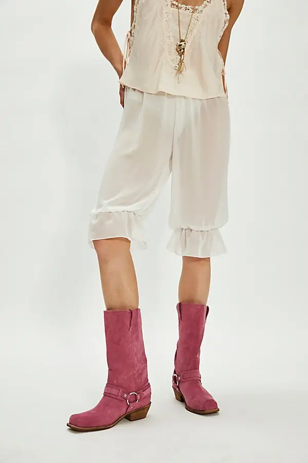 Jeffrey Campbell Coyote Country Harness Boots - Dusty Violet Suede