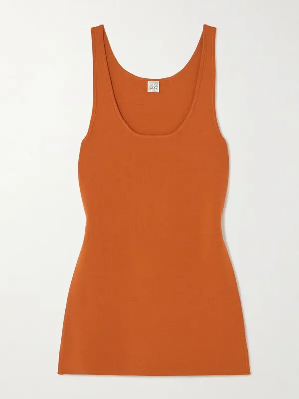 TOTÊME Knitted Tank - Orange